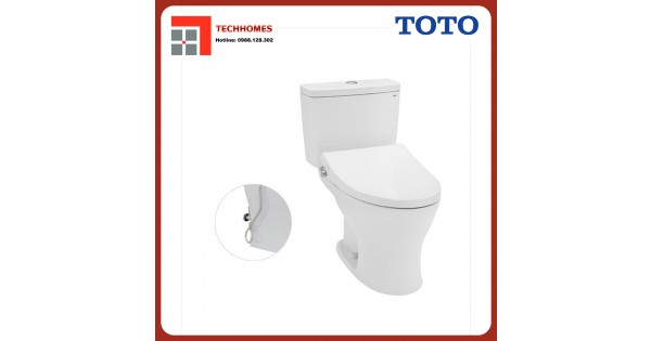 Bàn cầu TOTO CS735DE4 hai khối nắp cơ Chính Hãng Giá Rẻ