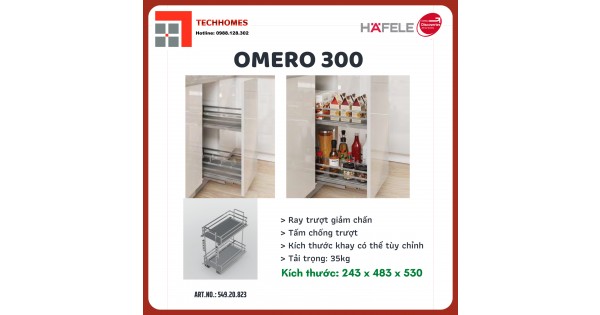 GIÁ GIA VỊ HAFELE KOSMO OMERO 300 Hàng chính hãng cao cấp Tại Tphcm