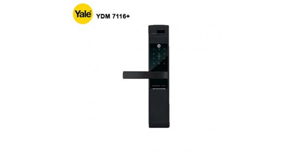 KHÓA ĐIỆN TỬ YALE YDM7116 MB MÀU ĐEN Hàng chính hãng cao cấp Tại Tphcm