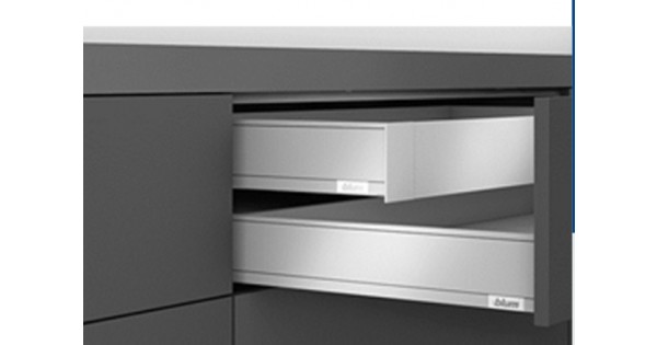 Ray hộp LEGRABOX inox IM, chiều cao M 90,5mm, 9810858