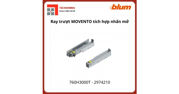 Ray trượt Blum MOVENTO 760H3000T, 2974210, 40kg
