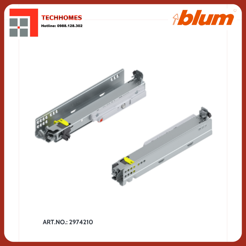 Ray trượt Blum MOVENTO 760H3000T, 2974210, 40kg